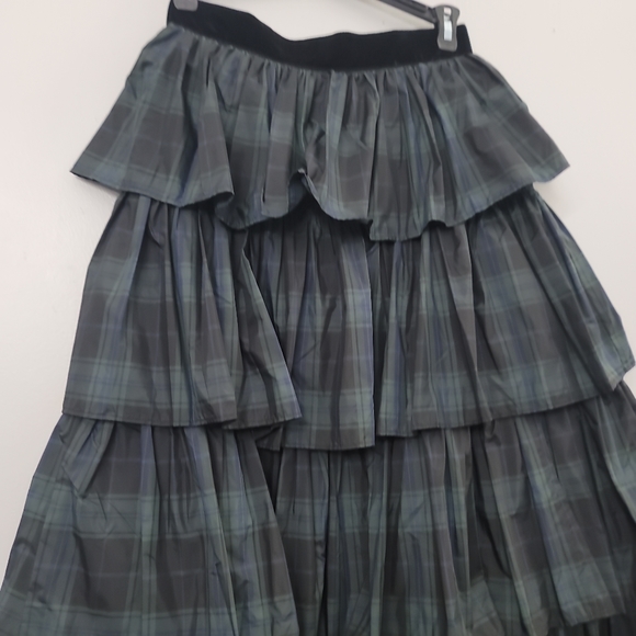 ANTONIO MELANI | Skirts | Antonio Melani Plaid Print Tiered Ruffle ...